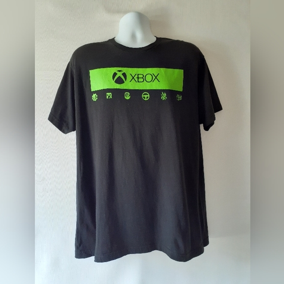 Ripple Junction | Shirts | Xbox Mens Black Short Sleeve Graphic Tshirt ...